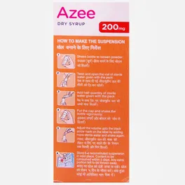 Azee 200mg Dry Syrup | Uses, Side Effects, Price | Apollo Pharmacy