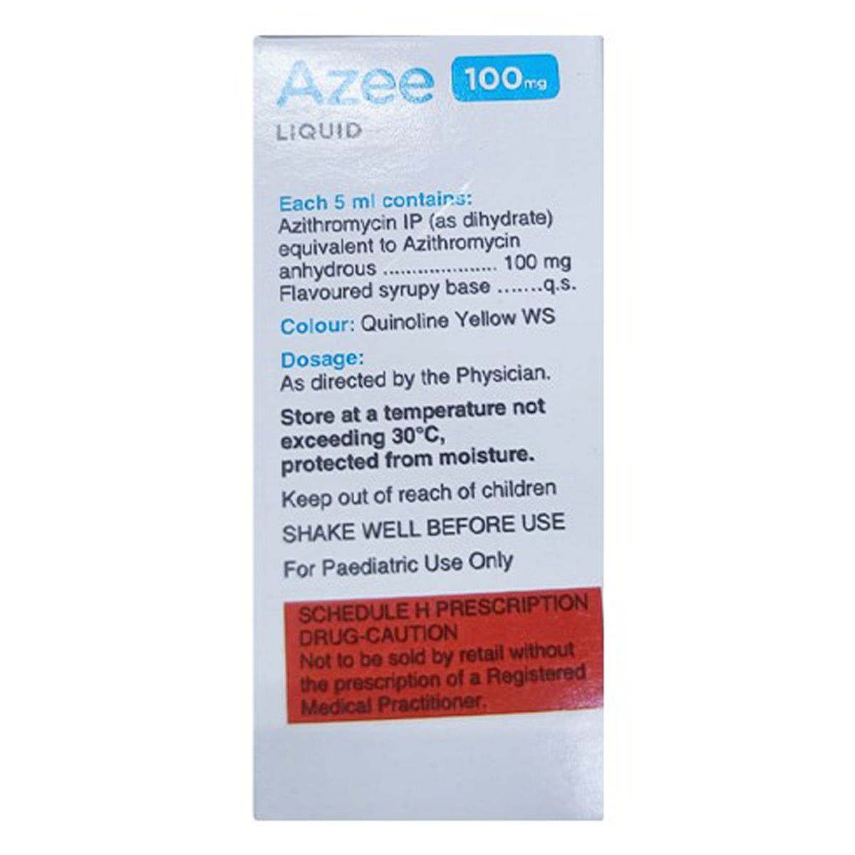 Azee 100 Peppermint & Orange Suspension 15 ml Price, Uses, Side Effects ...