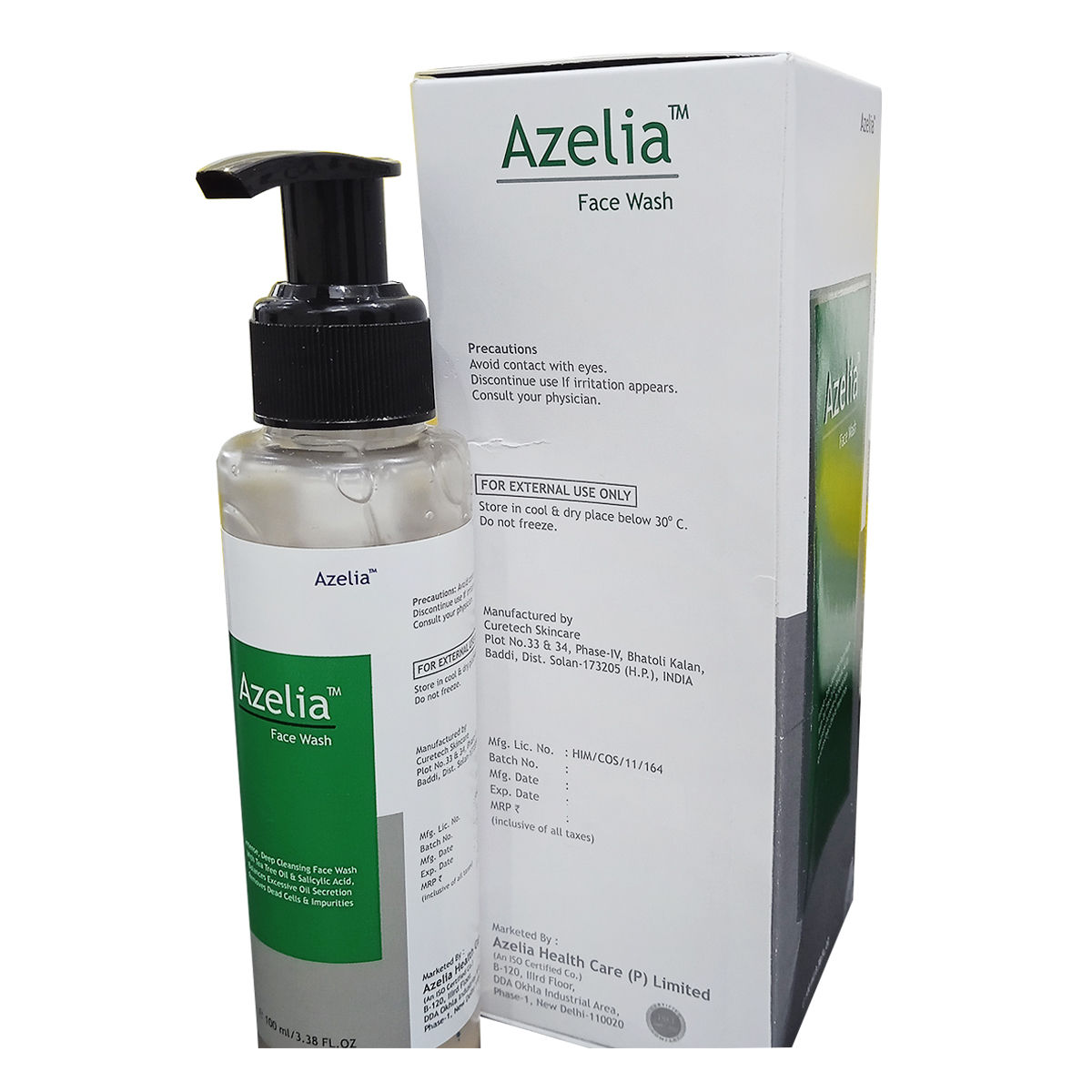 Buy Azelia Face Wash 100 ml | 19 Minutes Delivery | Apollo Pharmacy