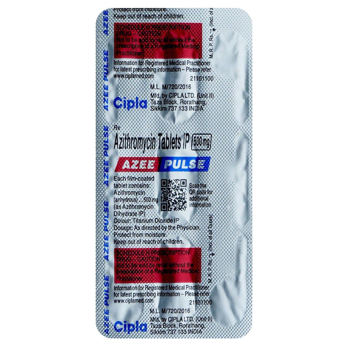 Azee Pulse Tablet 3's | Uses, Side Effects, Price | Apollo Pharmacy
