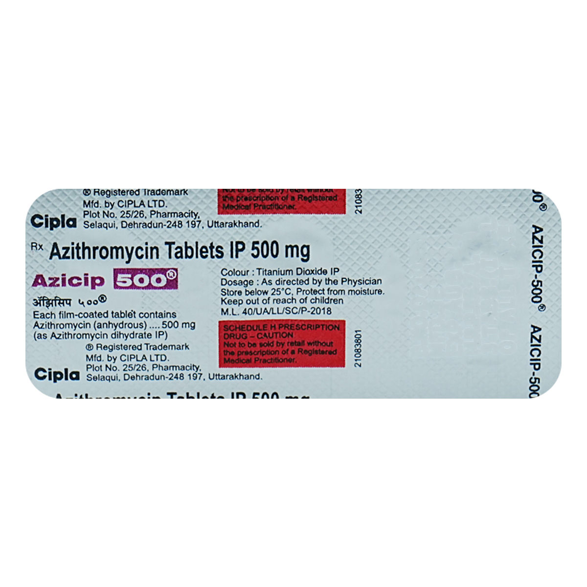 Azicip 500 Tablet 3's Price, Uses, Side Effects, Composition - Apollo ...