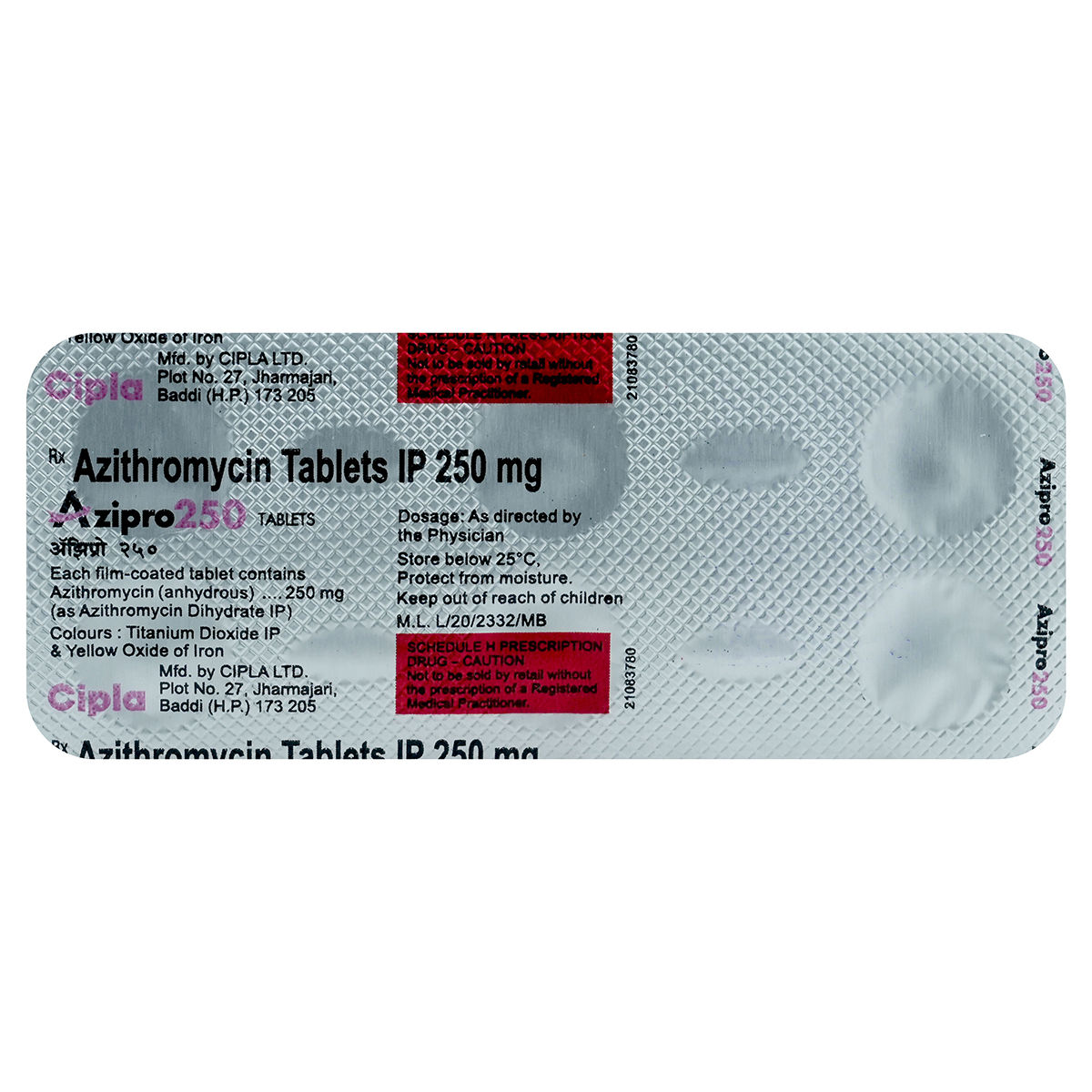 Azipro 250 Tablet | Uses, Side Effects, Price | Apollo Pharmacy