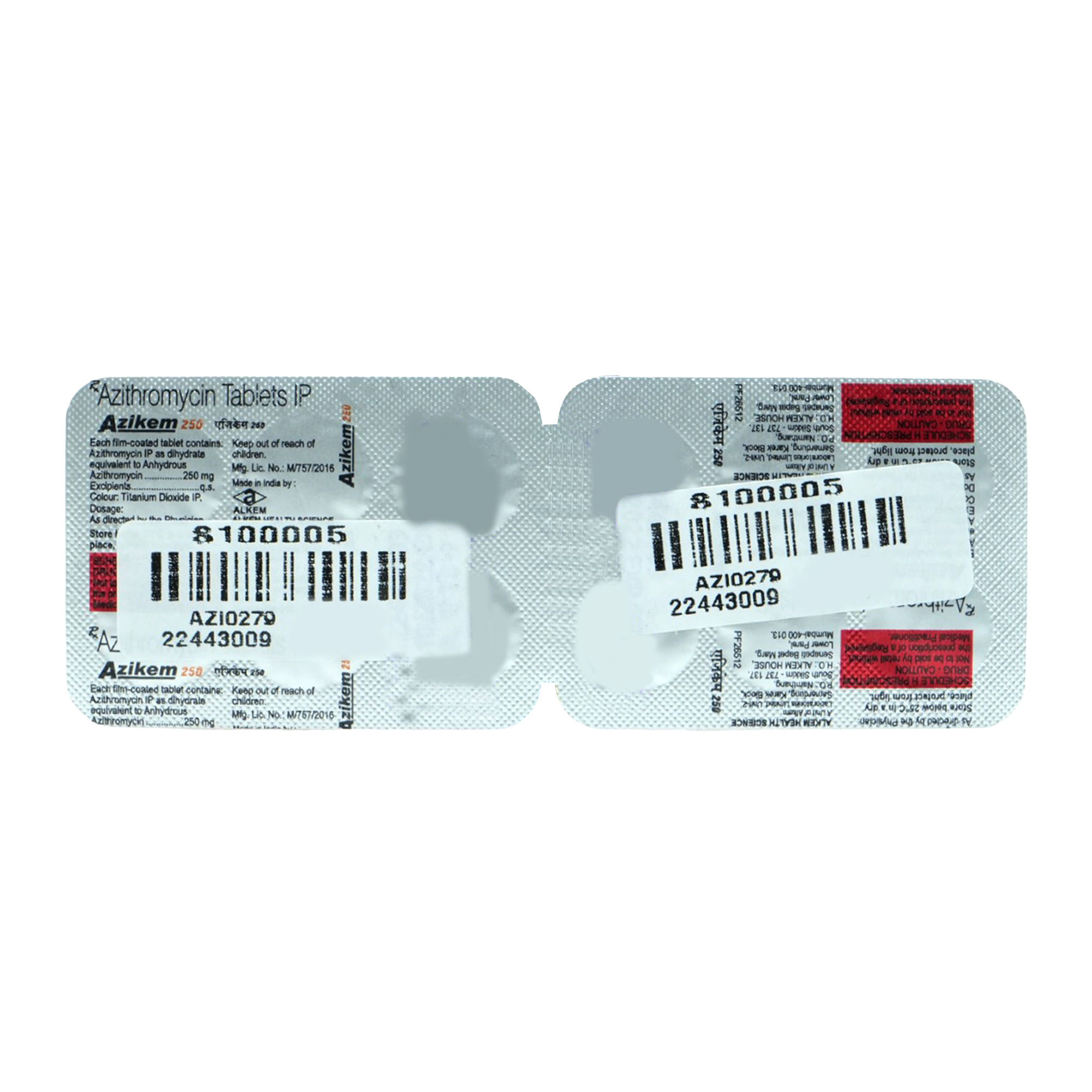 Azikem 250 mg Tablet | Uses, Side Effects, Price | Apollo Pharmacy
