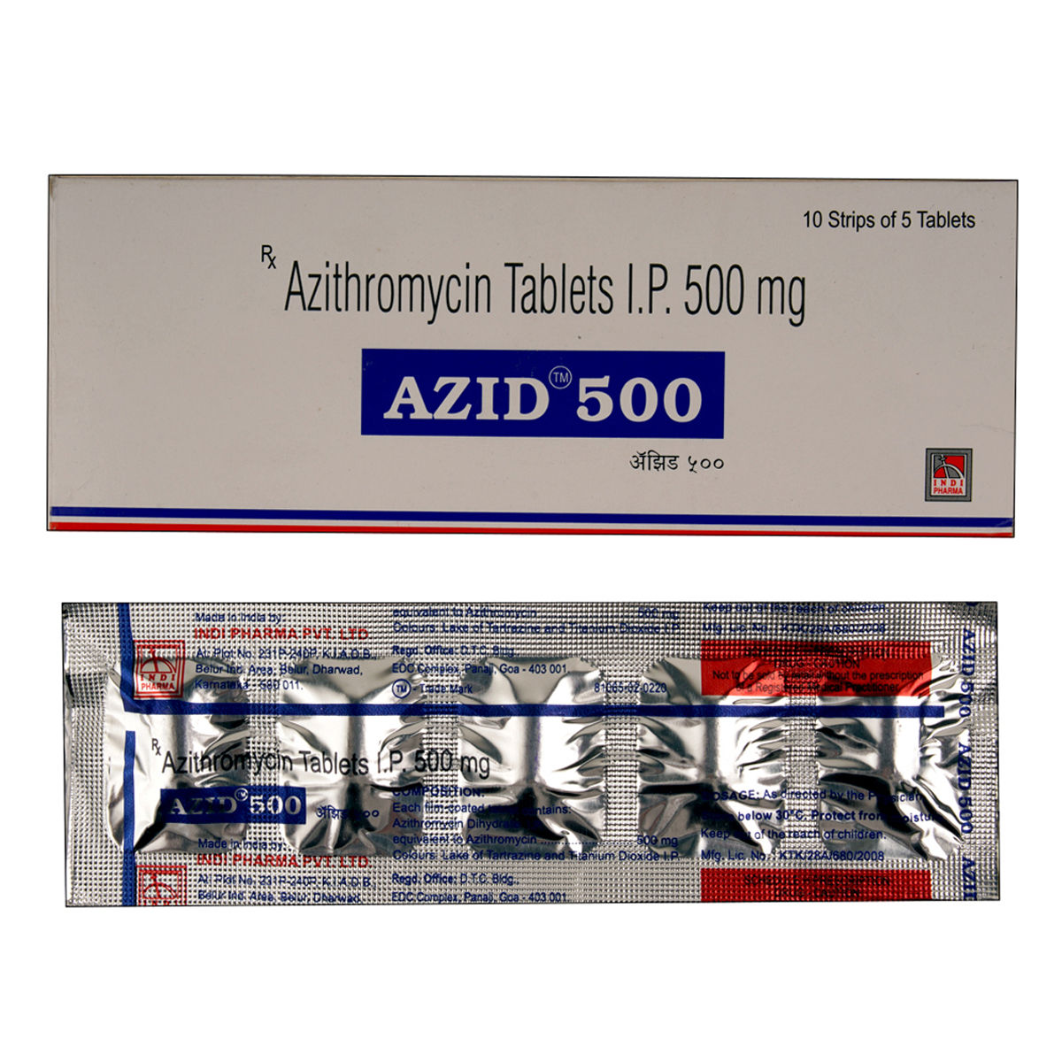 Azid 500 Tablet | Uses, Side Effects, Price | Apollo Pharmacy