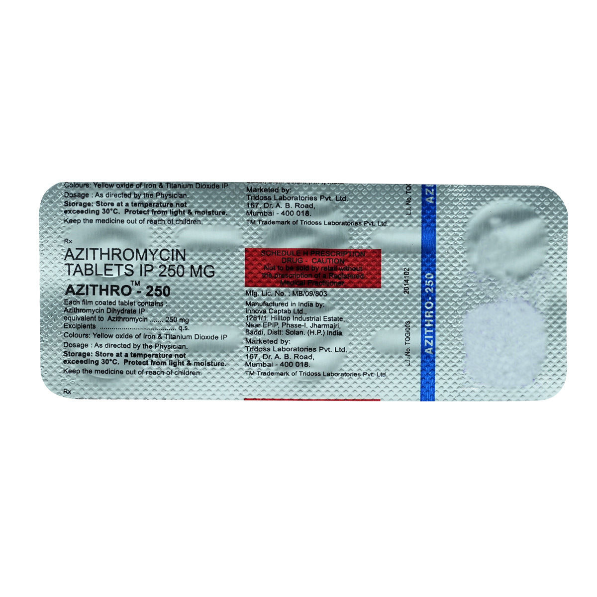 Azithro 250 Tablet | Uses, Side Effects, Price | Apollo Pharmacy