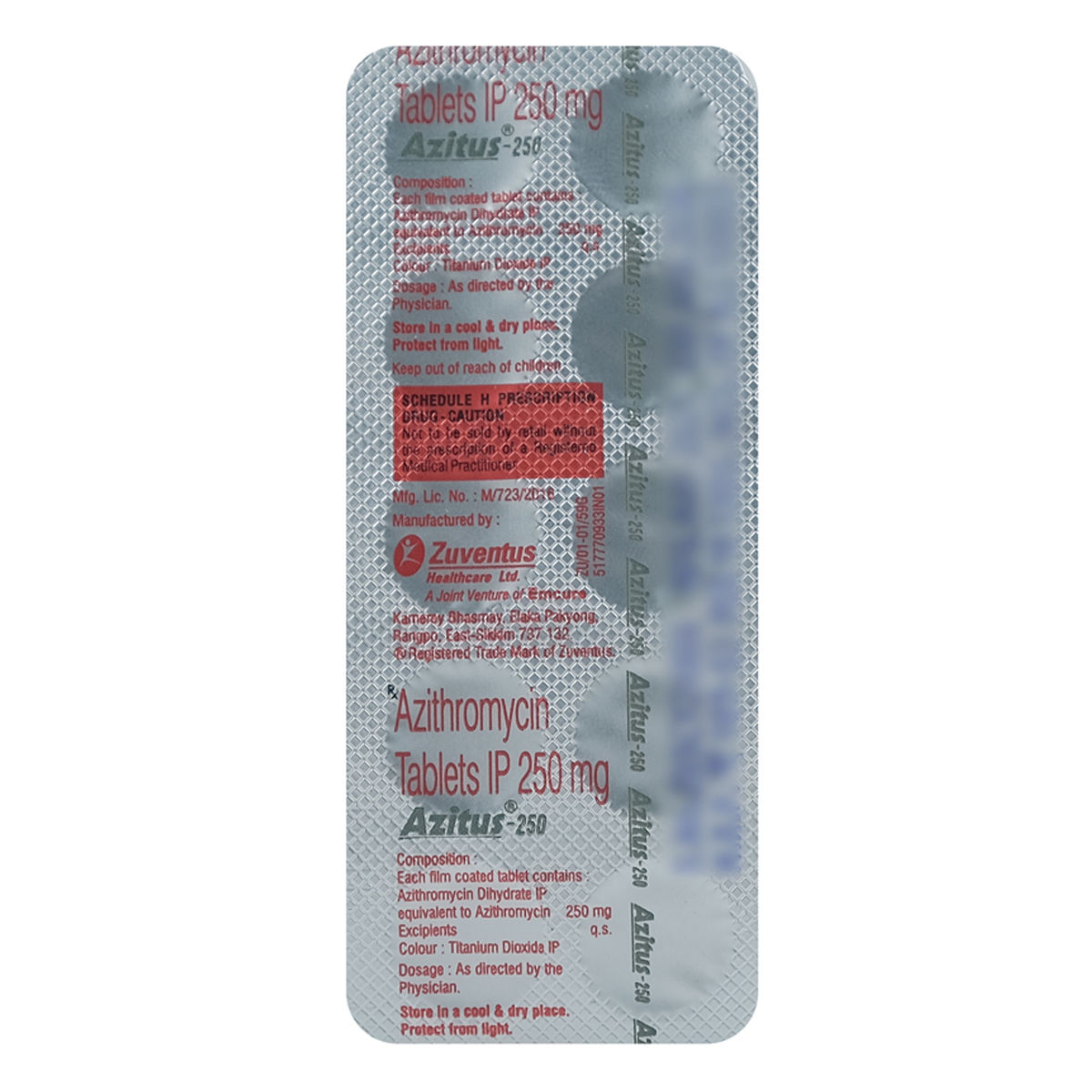 Azitus 250 Tablet 10's Price, Uses, Side Effects, Composition - Apollo ...