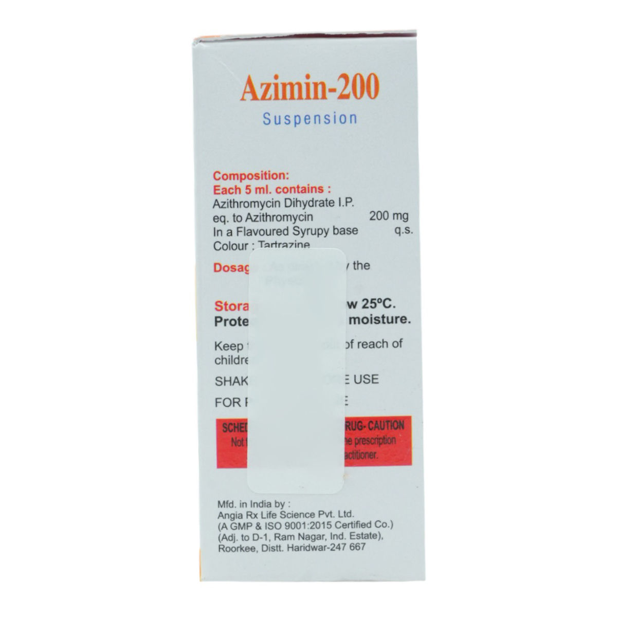 Azimin-200 Suspension 30 ml Price, Uses, Side Effects, Composition ...