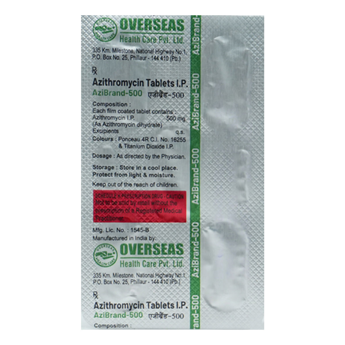 Azibrand-500 Tablet | Uses, Side Effects, Price | Apollo Pharmacy