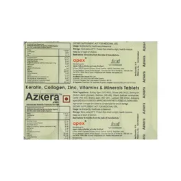 Azkera Tablet | Uses, Side Effects, Price | Apollo Pharmacy