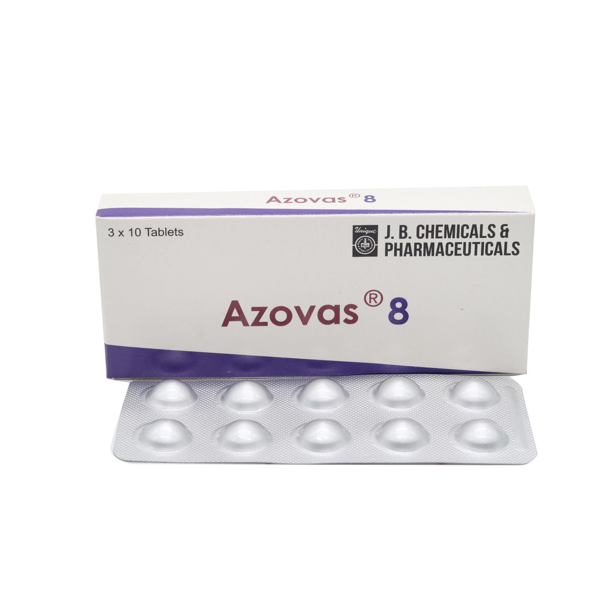 Azovas 8 Tablet 10's Price, Uses, Side Effects, Composition - Apollo ...