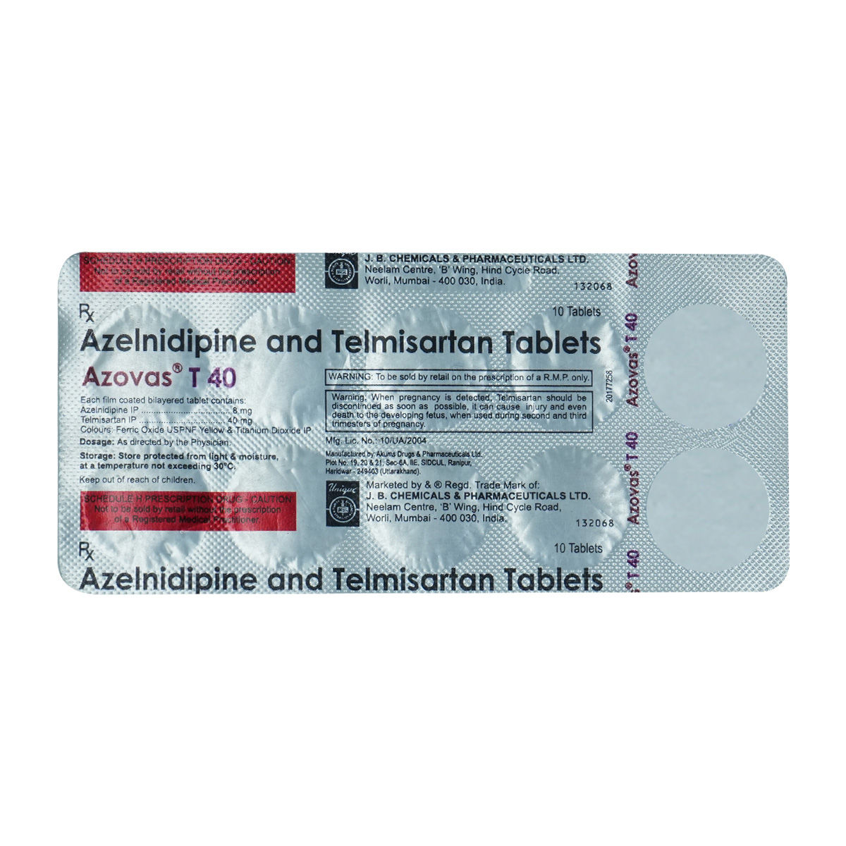 Azovas T 40 Tablet 10's Price, Uses, Side Effects, Composition - Apollo ...