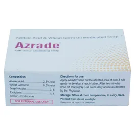 Azrade Soap | Uses, Side Effects, Price | Apollo Pharmacy
