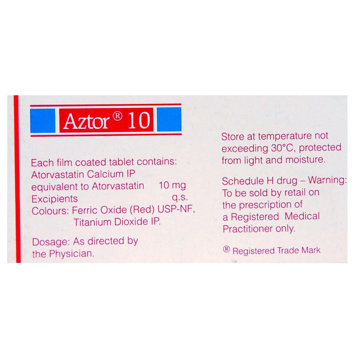 Aztor 10 Tablet | Uses, Side Effects, Price | Apollo Pharmacy