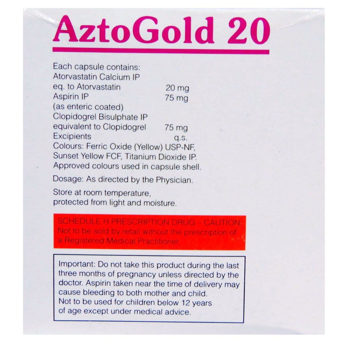 AztoGold 20 Capsule | Uses, Side Effects, Price | Apollo Pharmacy
