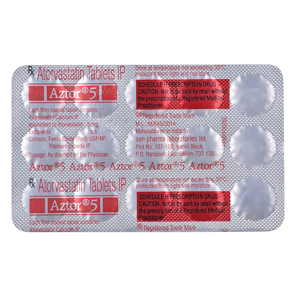 Aztor 5 Tablet 15's Price, Uses, Side Effects, Composition - Apollo ...