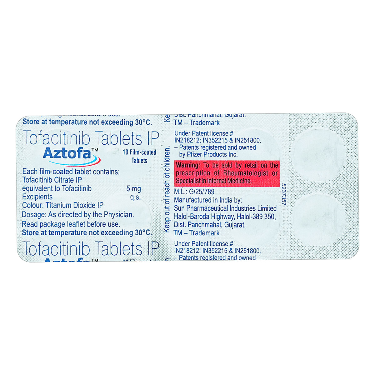 Aztofa 5 mg Tablet | Uses, Side Effects, Price | Apollo Pharmacy