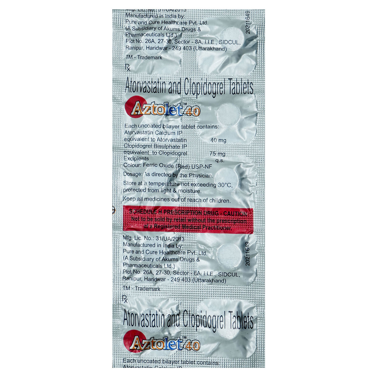 Aztolet 40 Tablet | Uses, Side Effects, Price | Apollo Pharmacy