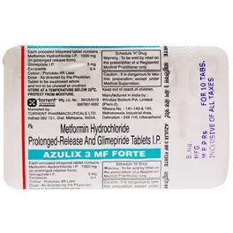 Azulix 3 MF Forte Tablet | Uses, Side Effects, Price | Apollo Pharmacy