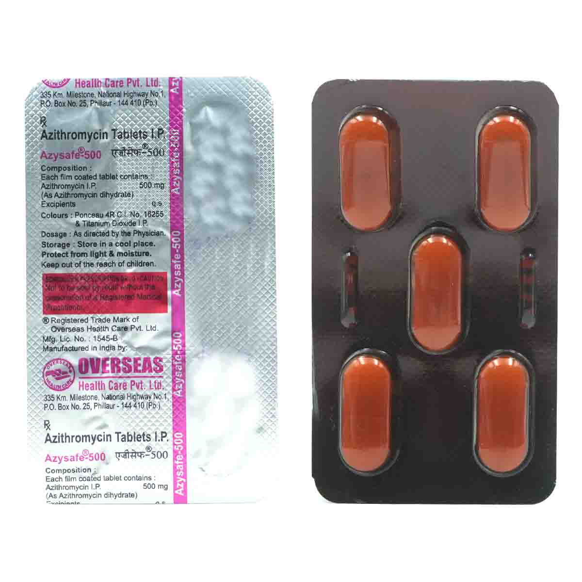 Azysafe-500 Tablet | Uses, Side Effects, Price | Apollo Pharmacy