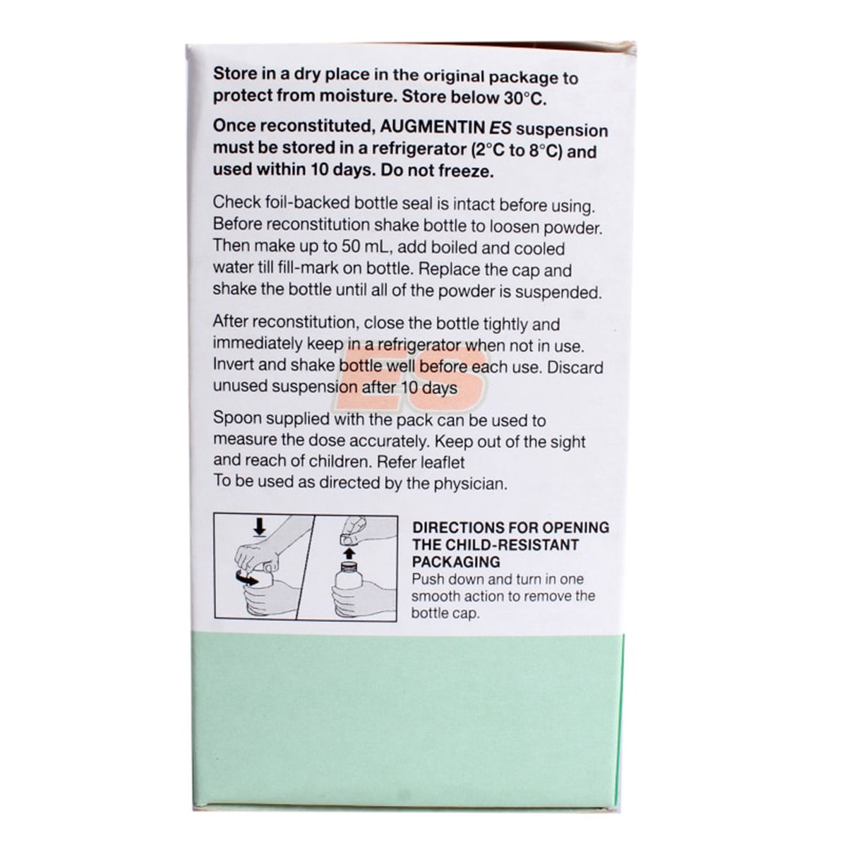 Augmentin ES Oral Suspension | Uses, Side Effects, Price | Apollo Pharmacy