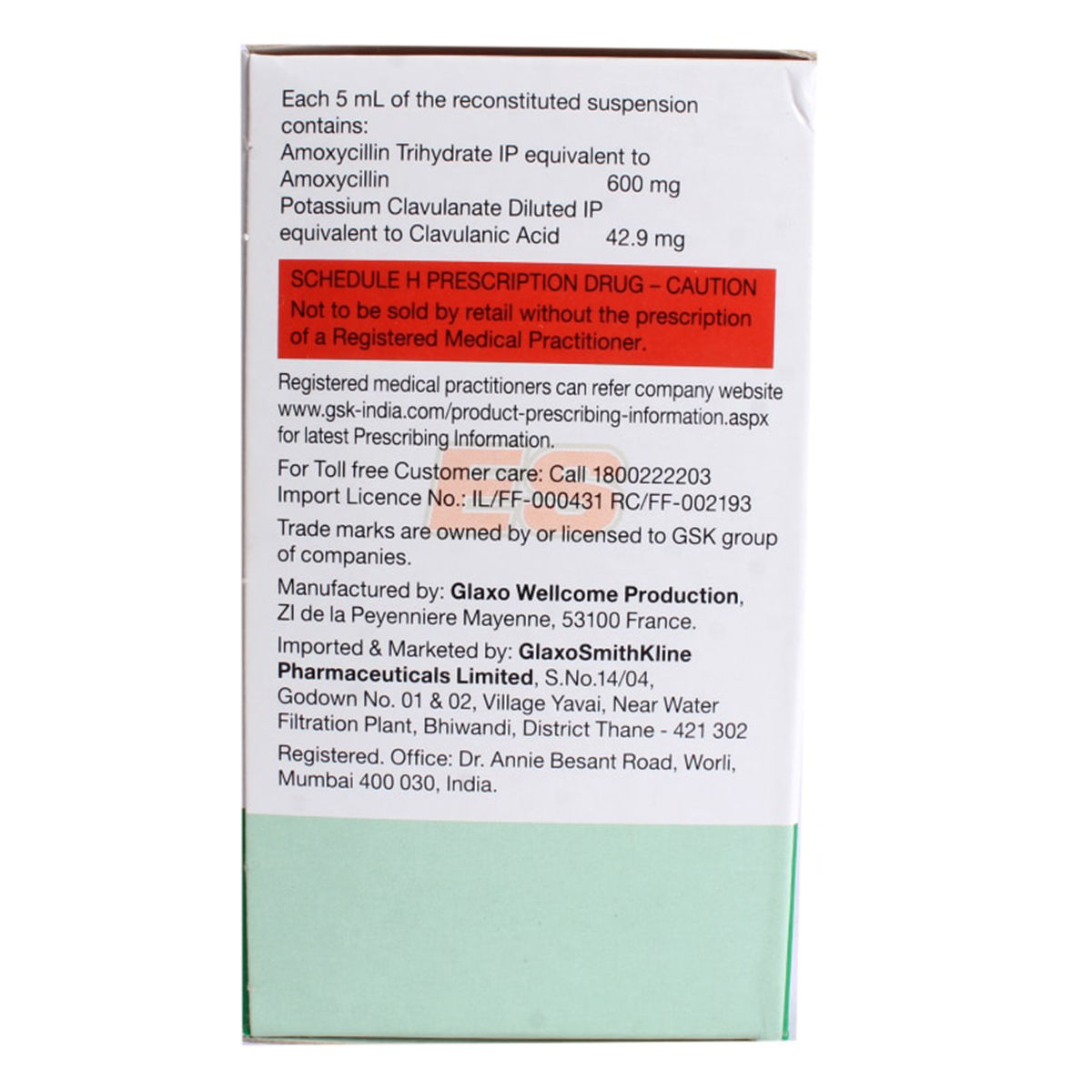 Augmentin ES Oral Suspension | Uses, Side Effects, Price | Apollo Pharmacy