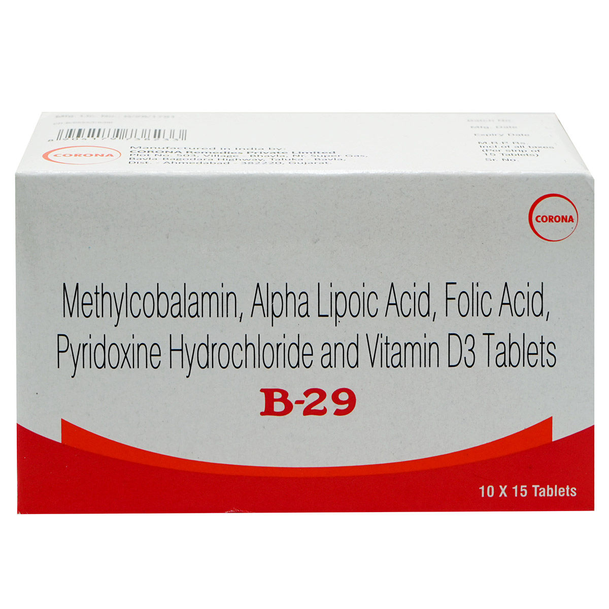 B-29 Tablet 15's | Uses, Side Effects, Price | Apollo Pharmacy