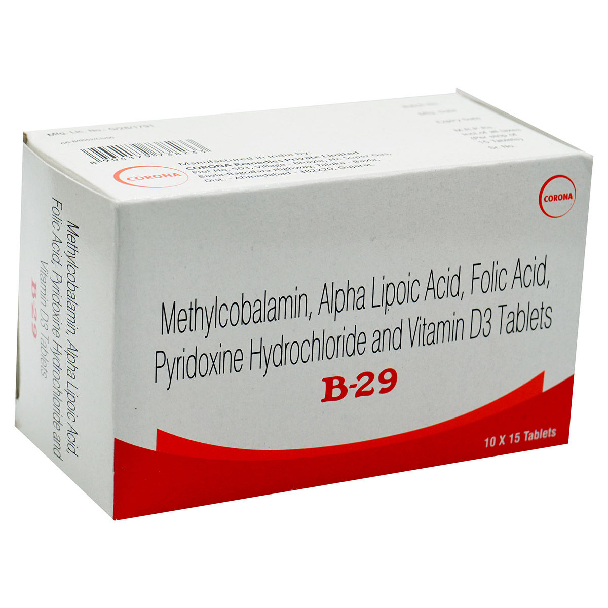B-29 Tablet 15's | Uses, Side Effects, Price | Apollo Pharmacy