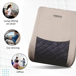 Buy Vissco Orthopaedic Back Rest Large, 1 Count | 19 Minutes Delivery ...