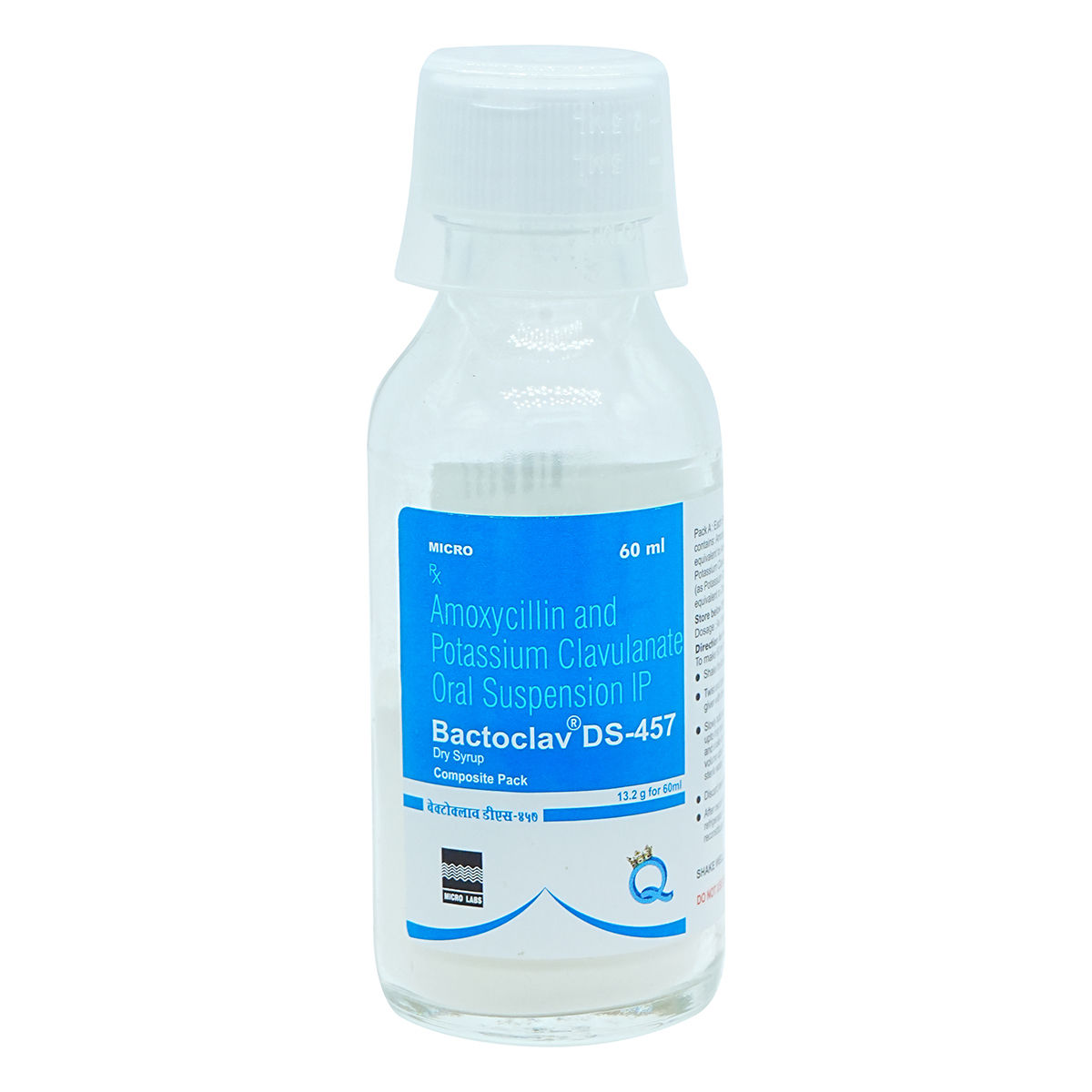 Bactoclav Ds-457 Dry Syrup 13.2G/60Ml Price, Uses, Side Effects ...