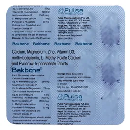 Bakbone Tablet | Uses, Side Effects, Price | Apollo Pharmacy