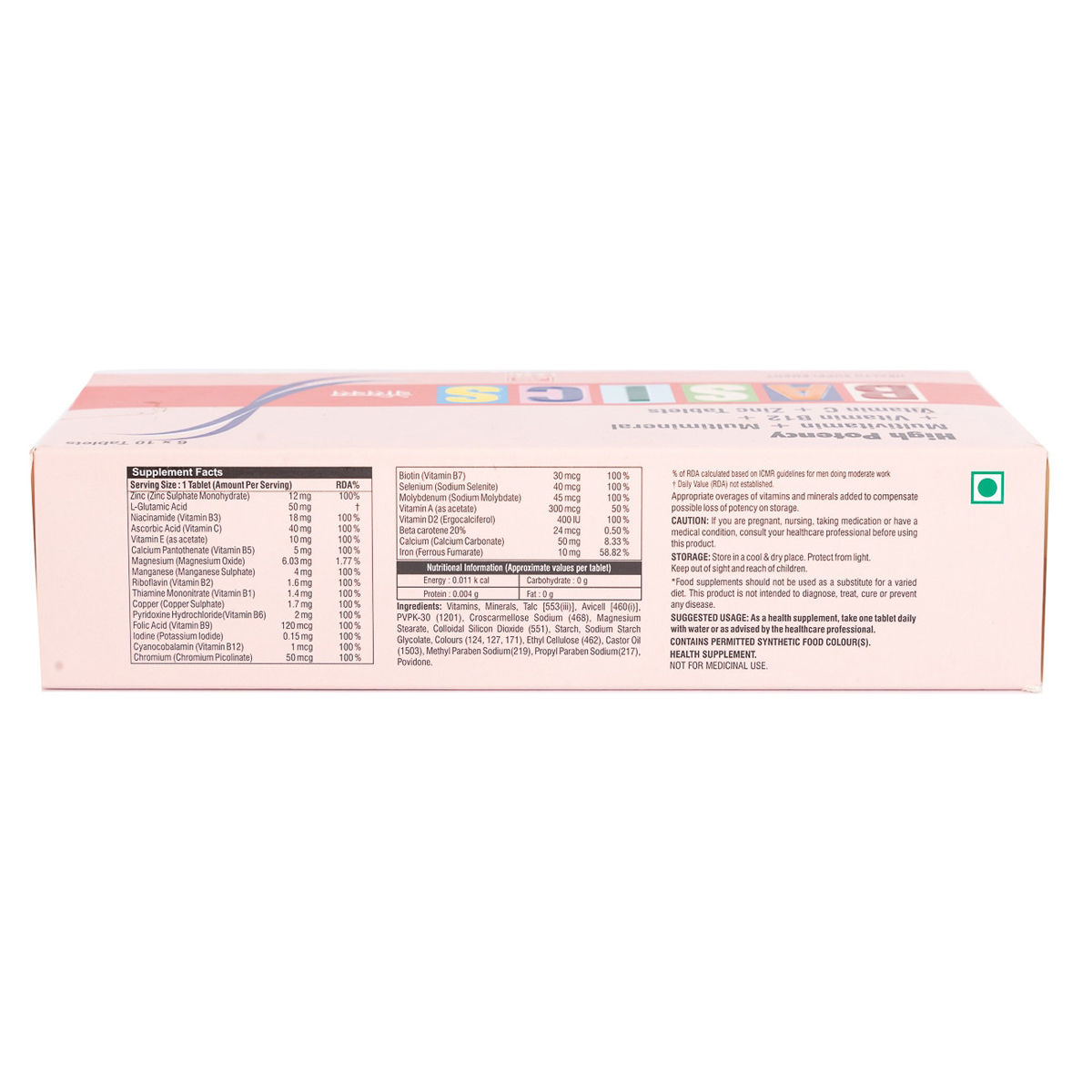 Basics Tablet 10's Price, Uses, Side Effects, Composition - Apollo Pharmacy