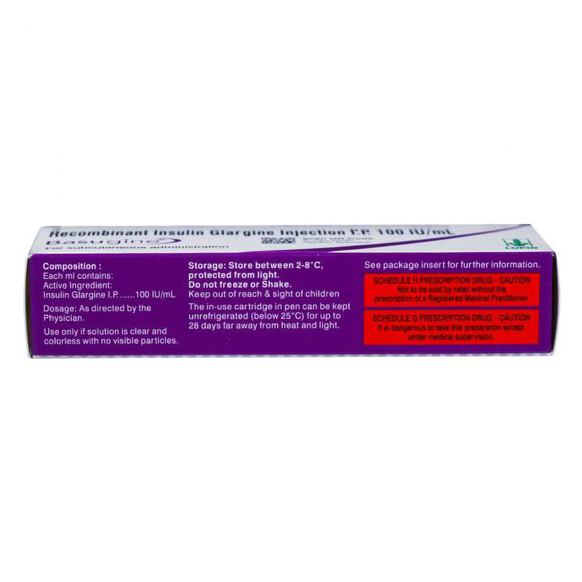 Basugine 100IU/ml Injection 3 ml Price, Uses, Side Effects, Composition ...
