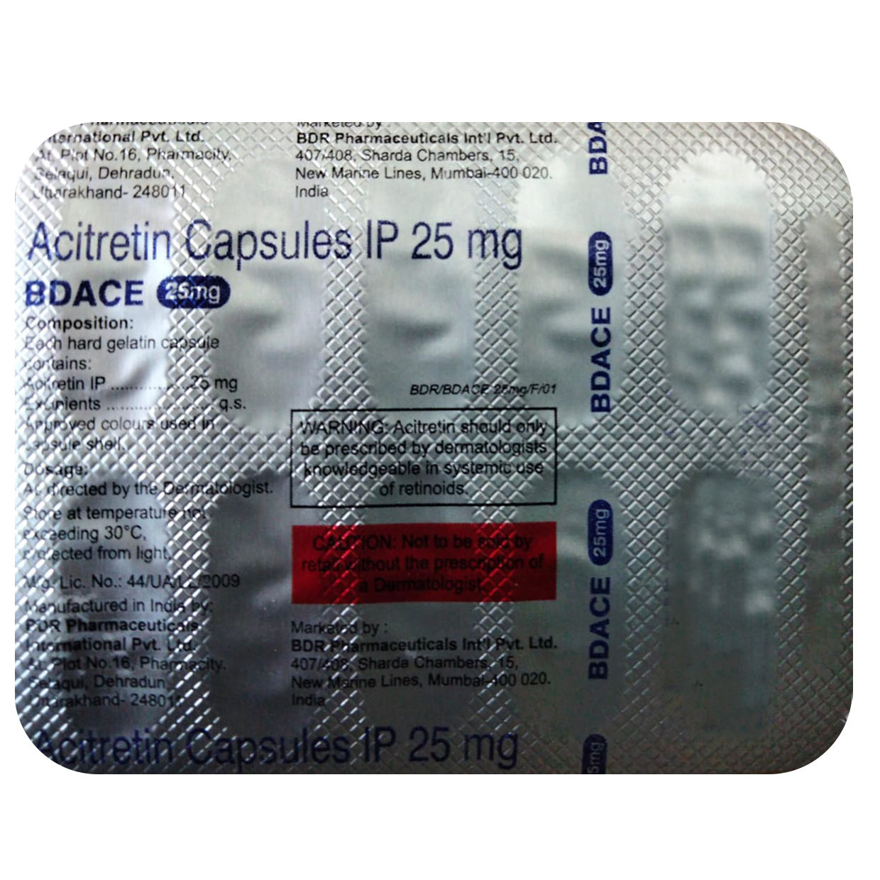 Bdace 25 mg Capsule | Uses, Side Effects, Price | Apollo Pharmacy