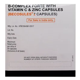 Becosules Z Capsule | Uses, Side Effects, Price | Apollo Pharmacy