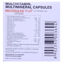 Becosules Plus Capsule | Uses, Side Effects, Price | Apollo Pharmacy