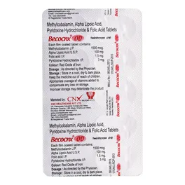 Becocnx OD Tablet | Uses, Side Effects, Price | Apollo Pharmacy