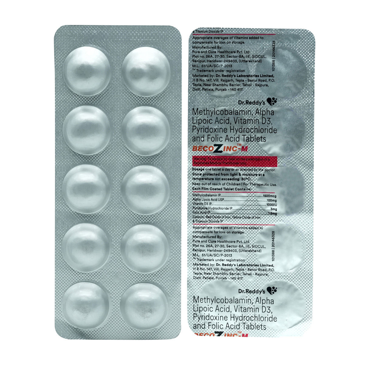 Becozinc-M Tablet 10's Price, Uses, Side Effects, Composition - Apollo ...
