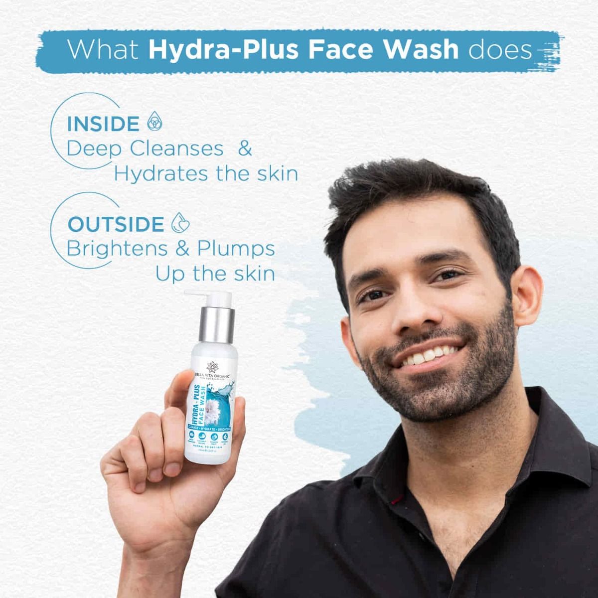 Bella Vita Organic Hydra-Plus Face Wash, 100 ml Price, Uses, Side ...