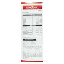 Buy Beminal Syrup | 19 Minutes Delivery | Apollo Pharmacy