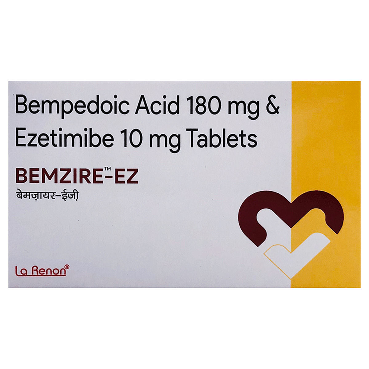 Bemzire-EZ 180/10 Tablet | Uses, Side Effects, Price | Apollo Pharmacy