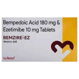 Bemzire-EZ 180/10 Tablet | Uses, Side Effects, Price | Apollo Pharmacy