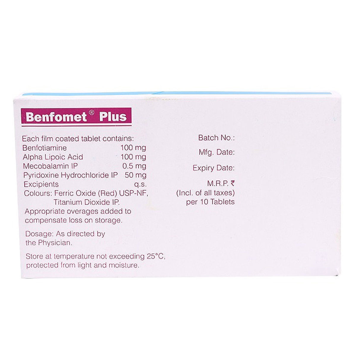 Benfomet Plus Tablet | Uses, Side Effects, Price | Apollo Pharmacy