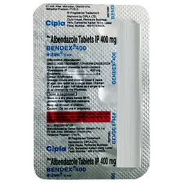 Bendex 400 Chewable Tablet | Uses, Side Effects, Price | Apollo Pharmacy