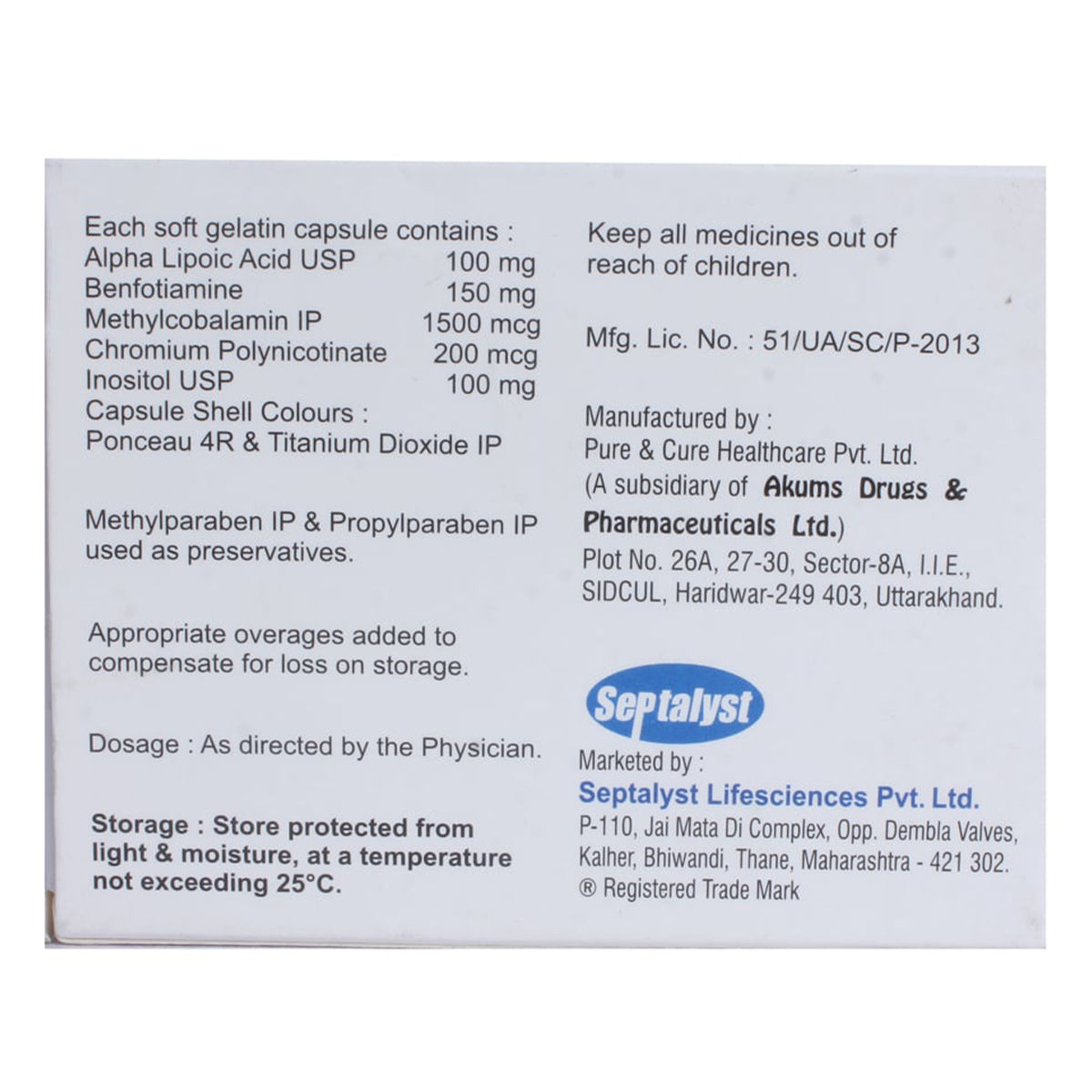 Benfolyst Capsule 10's Price, Uses, Side Effects, Composition - Apollo ...