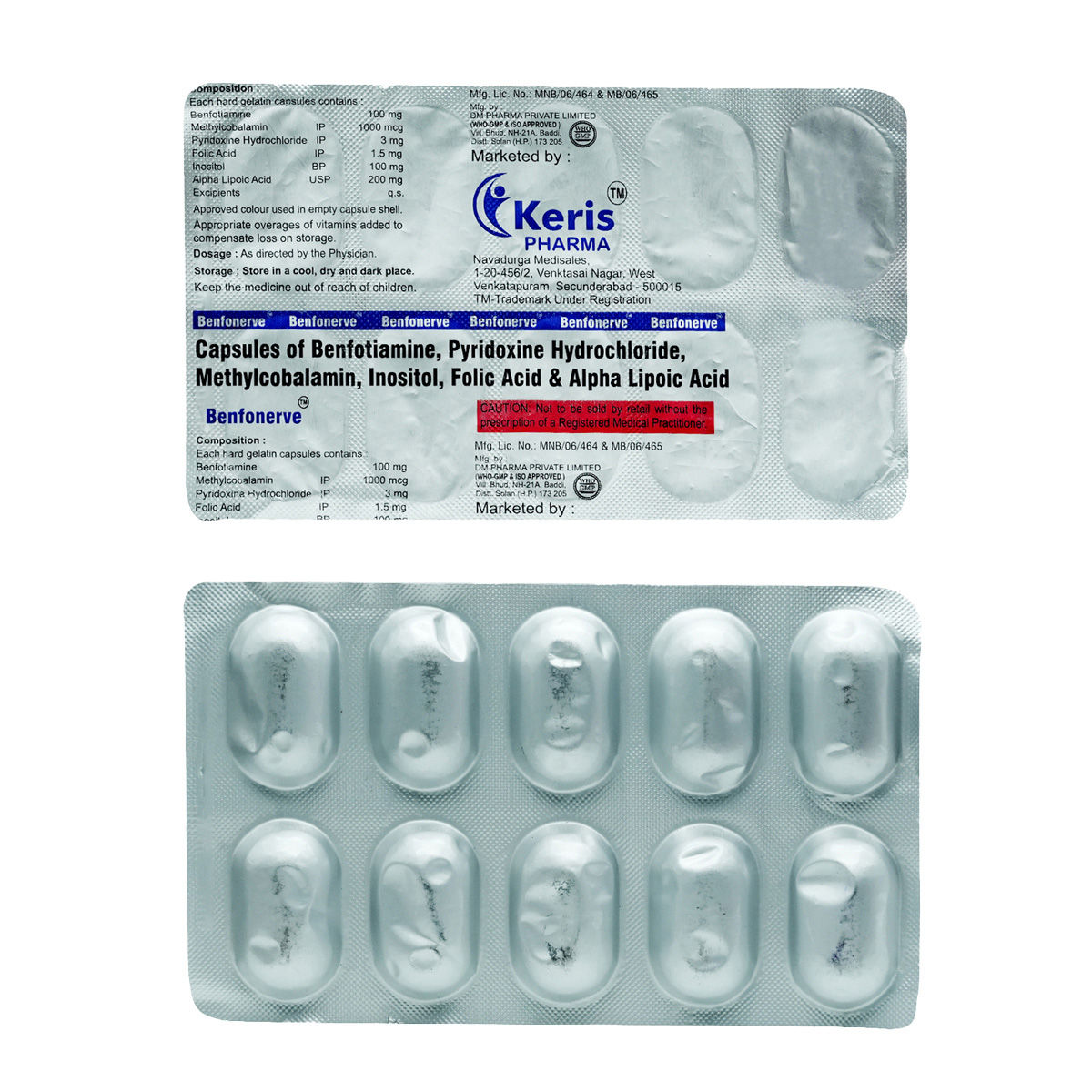 Benfonerve Capsule | Uses, Side Effects, Price | Apollo Pharmacy