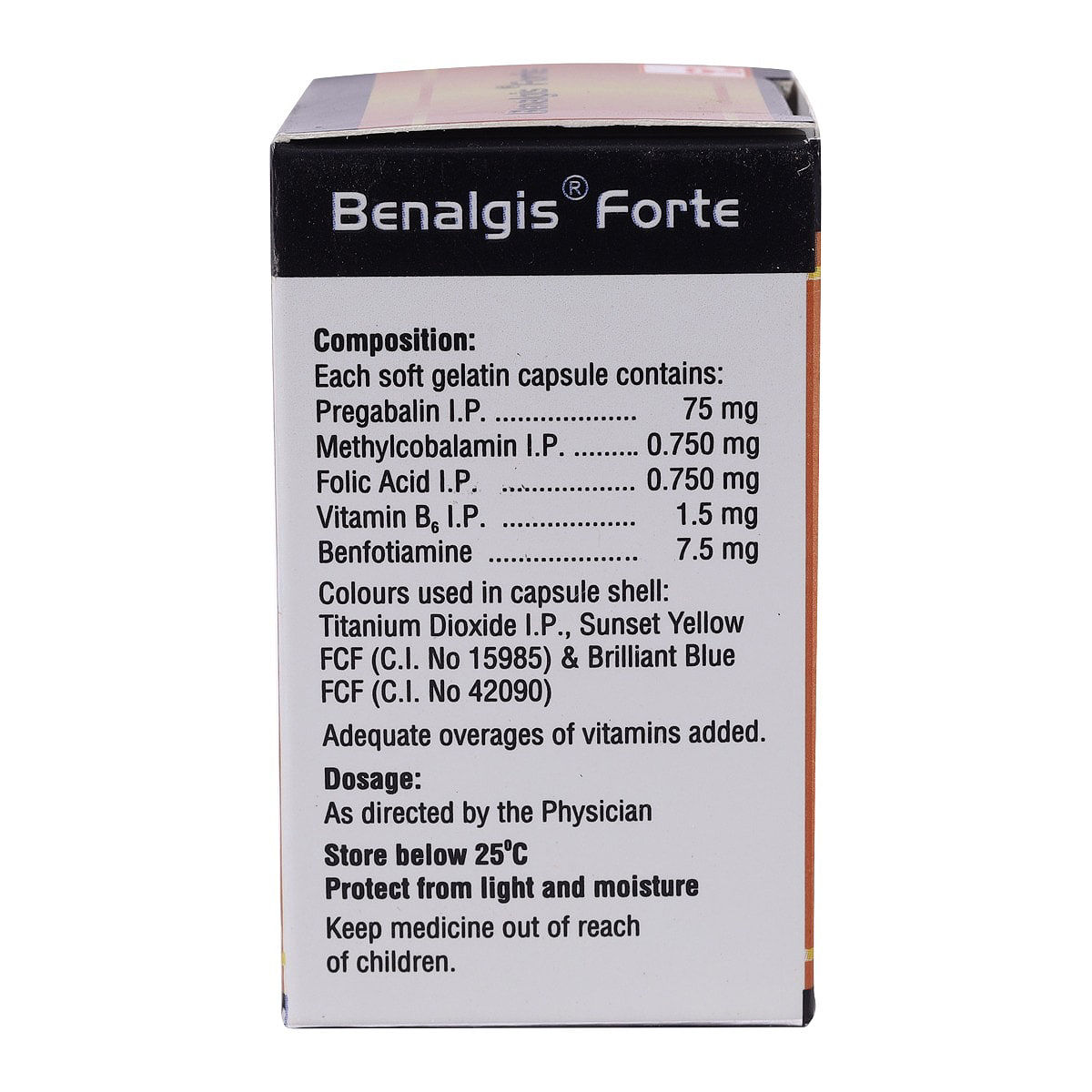 Benalgis Forte Capsule 15's Price, Uses, Side Effects, Composition ...