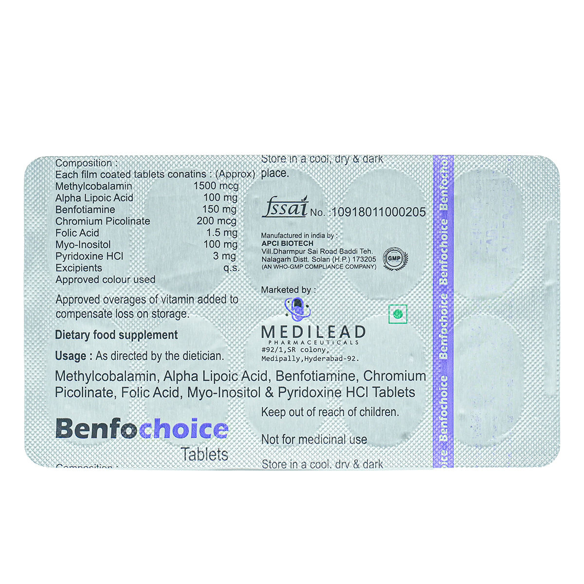 Benfochoice Tablet 10's Price, Uses, Side Effects, Composition - Apollo ...