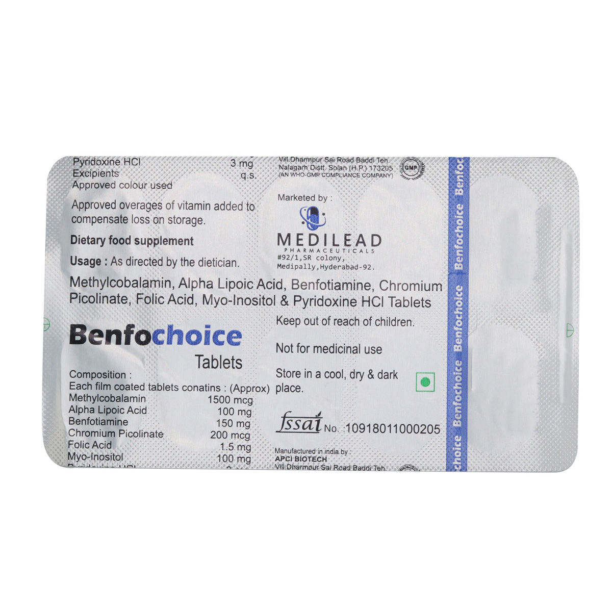 Benfochoice Tablet 10's Price, Uses, Side Effects, Composition - Apollo ...