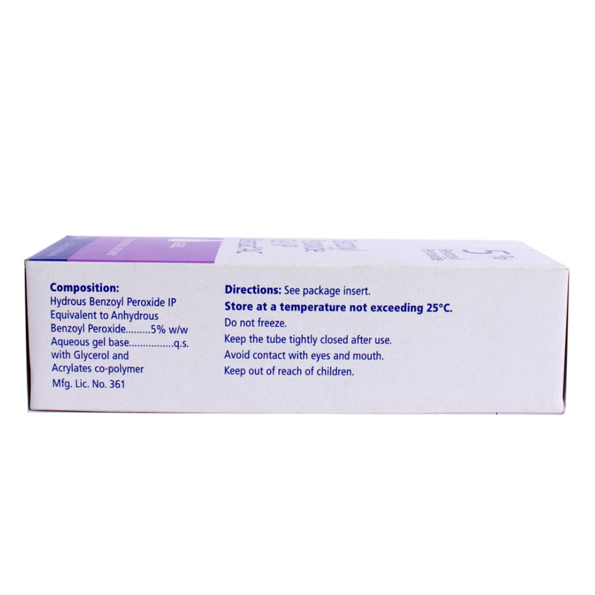 Benzac AC 5% Gel | Uses, Side Effects, Price | Apollo Pharmacy