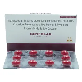 Buy Benfolax Softgel Capsule | 19 Minutes Delivery | Apollo Pharmacy
